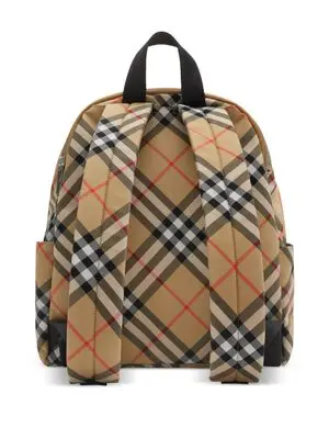 Burberry Check-pattern Backpack