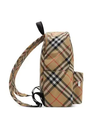 Burberry Check-pattern Backpack