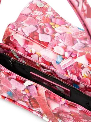DIESEL® Faux Leather Shoulder Bag - Pink