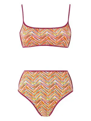 Zigzag Print Bikinis