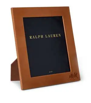 Ralph Lauren Leather Garrett Frame - Brown