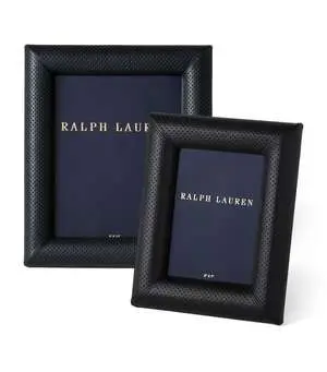 Ralph Lauren Leather Durham Frame - Black