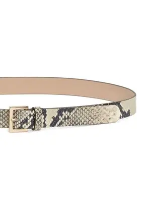 Fabiana Filippi Python-print Leather Belt