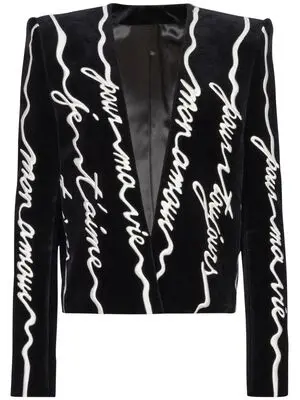 Balmain Spencer Embroidered Blazer