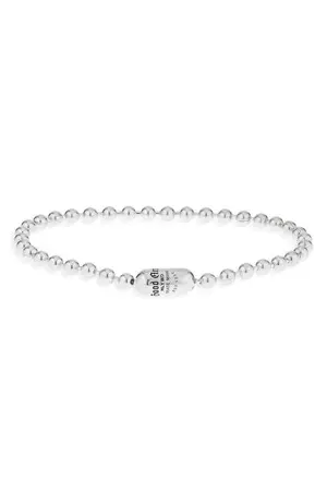 Good Art Hlywd Poplock Logo Ball Chain Bracelet - Sterling Silver