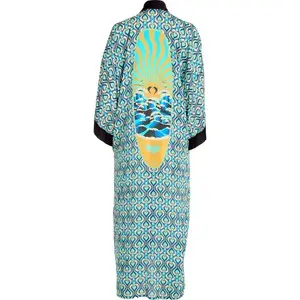 Henelle Duster Robe - Surf Rider Wave
