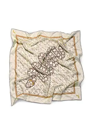 Henelle Large Silk Scarf - Death Valley