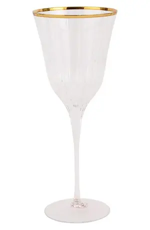 VIETRI Natalia Water Glass - Gold
