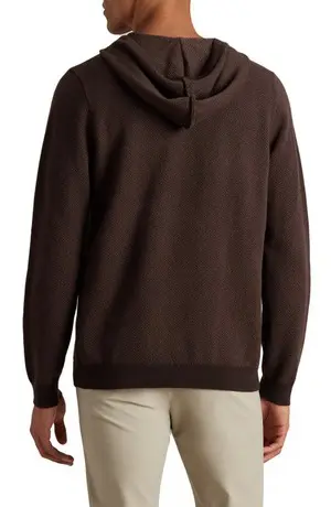 RHONE Wool & Cashmere Knit Hoodie