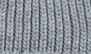 DRESSED IN LALA Grunge Chic Beanie - Grey