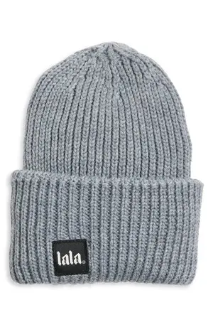 DRESSED IN LALA Dressed In Lala Grunge Chic Beanie Grey