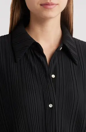 Rails Plissé Button-up Shirt