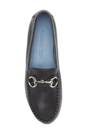 Robert Zur Soho Classic Bit Loafer - Black