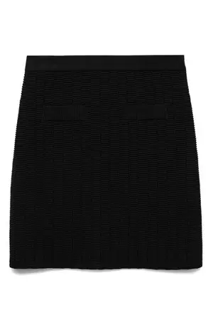 Mango Knit Mini Skirt
