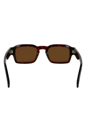 Paul Smith Latimer Rectangular Sunglasses - Havana Multi Stripes