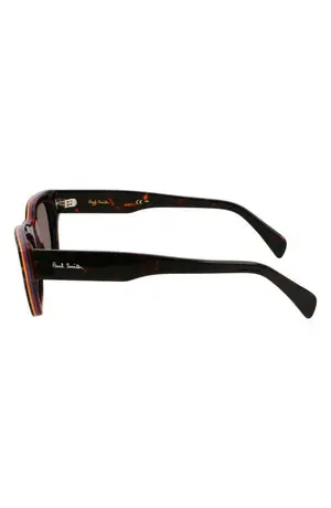 Paul Smith Loxham Rectangular Sunglasses - Havana Multi Stripes
