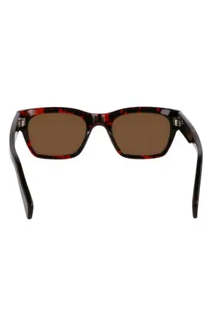 Paul Smith Loxham Rectangular Sunglasses - Havana Multi Stripes