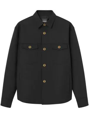 Versace Cavalry Wool Overshirt - White