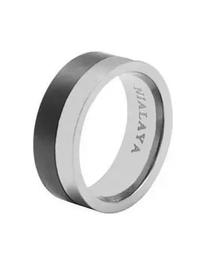 NIALAYA JEWELRY Two-tone Band Ring