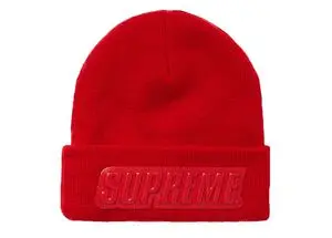Supreme Raised Patent Logo Beanie