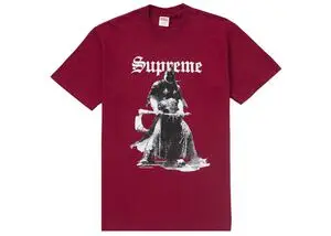 Supreme Destruction Tee Shirt - Burgundy