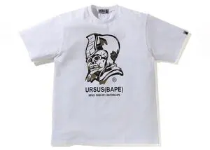 BAPE Ursus Camo Trademark Tee Shirt - White