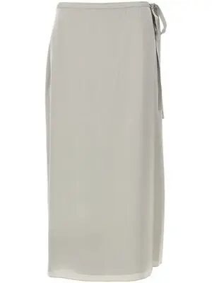 Theory Cl Wrap Skirt - Grey