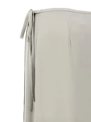 Theory Cl Wrap Skirt - Grey