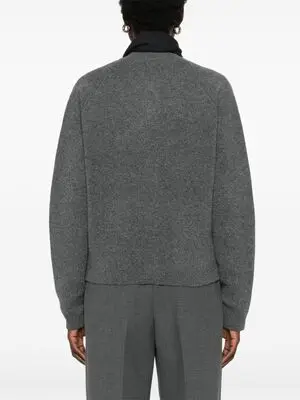 TOTEME Hammered-buttons Cardigan - Grey