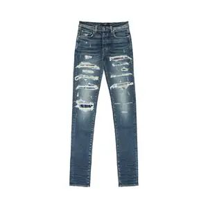 Amiri Plaid Thrasher Skinny Jean