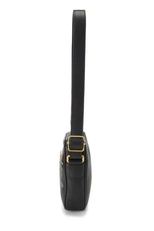 Gucci Leather Vertical Camera Bag - Black