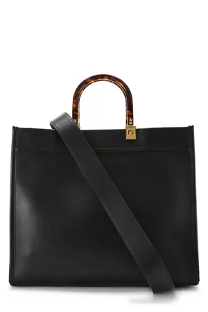Fendi Calfskin Leather Sunshine Shopper