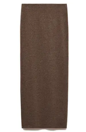 Mango Knit Column Maxi Skirt
