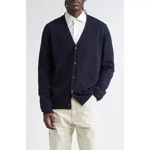 MAISON MARGIELA Elbow Patch Wool Cardigan