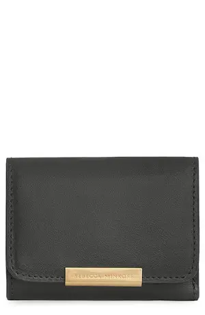 Rebecca Minkoff Insider Compact Leather Wallet - Shadow