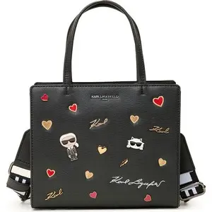Karl Lagerfeld Paris Maybelle Satchel With Pins - Multi/black