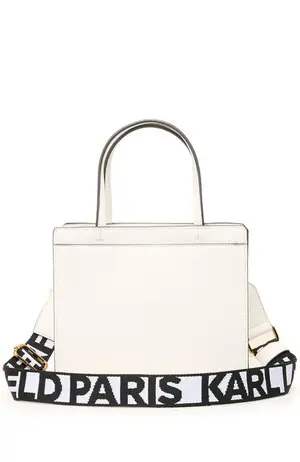 Karl Lagerfeld Paris Maybelle Satchel With Pins - Multi/white