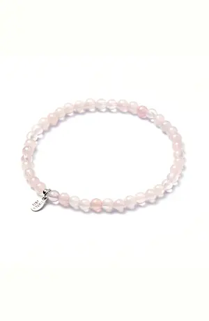 TINY RITUALS Tiny Rituals Rose Quartz Energy Bracelet Light Pink