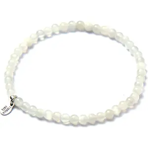 TINY RITUALS Tiny Rituals Moonstone Beaded Bracelet Off-white
