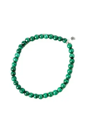 TINY RITUALS Tiny Rituals Malachite Energy Bracelet Dark Green