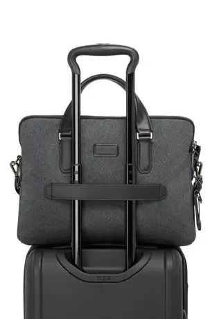 Tumi Sycamore Slim Briefcase - Dark Charcoal