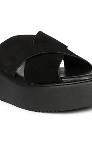 VIVI BLU Saint G Yasmin Platform Sandal - Black