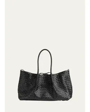 Bottega Veneta Pinacoteca Reversible Tote Bag - Black