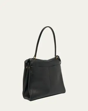 Balenciaga Rodeo Small Leather Tote Bag - Black