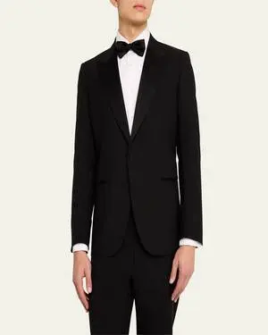 Zegna Wool-mohair Solid Tuxedo