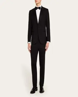 Zegna Wool-mohair Solid Tuxedo
