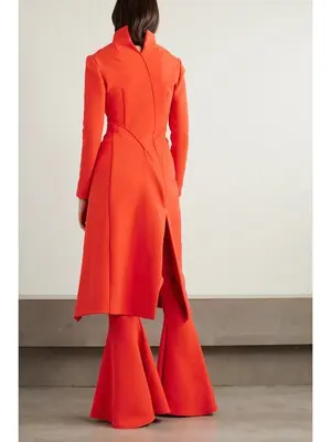 A.W.A.K.E. Mode Asymmetrical Stretch-twill Coat