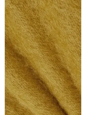 ZANKOV Delphine" Brushed Knit Mohair & Alpaca Blend Skirt