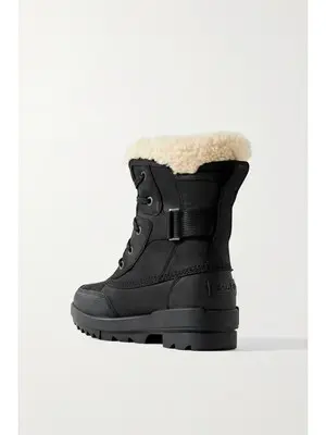 Sorel Torino Ii Parc Shearling-trimmed Ankle Boots