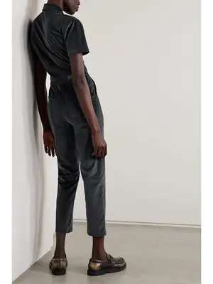 RIVET UTILITY Net Sustain Worker Cotton-blend Corduroy Jumpsuit